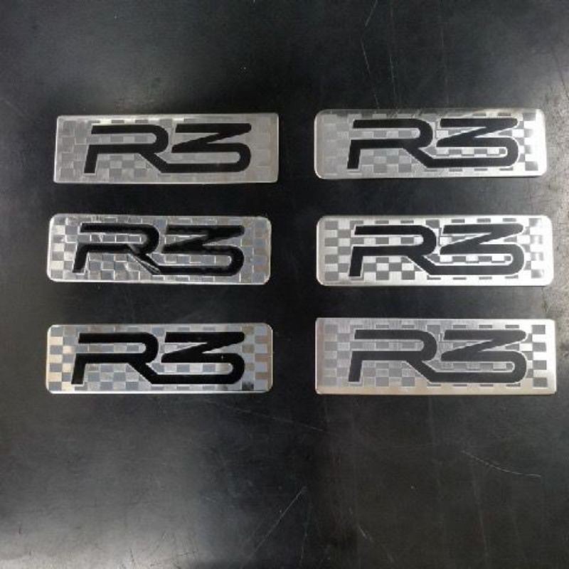 emblem proton r3 logo besi plate | Shopee Malaysia