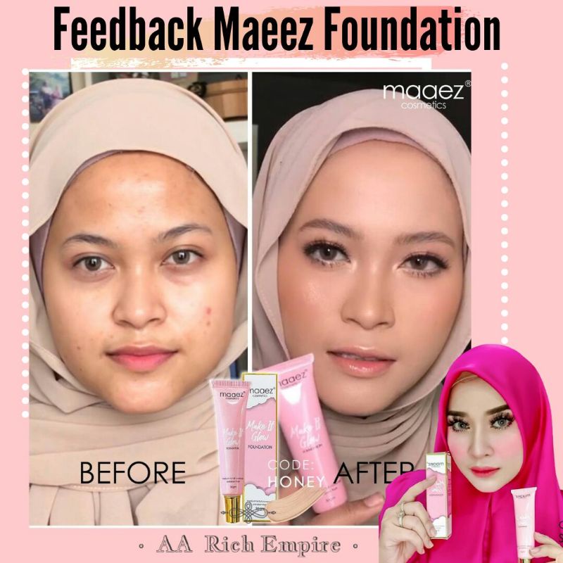 🔥🔥🔥 maaez foundation | Shopee Malaysia