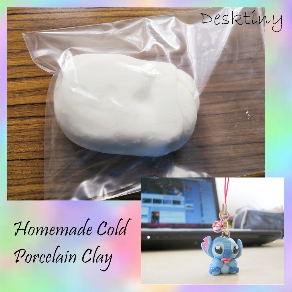【Polymer Clay Alternative】Homemade Cold Porcelain Air Dry Clay by ...