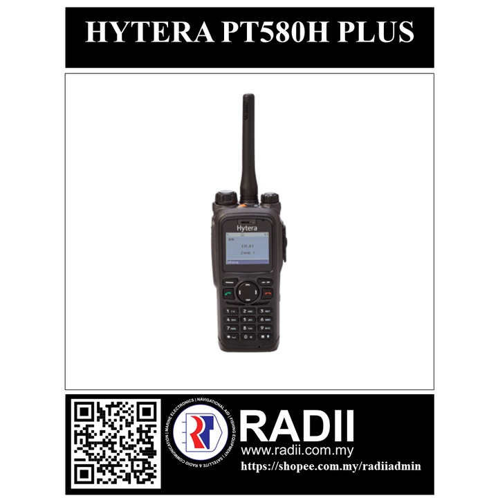 HYTERA Walkie-Talkie PT580H (B) Plus | Shopee Malaysia
