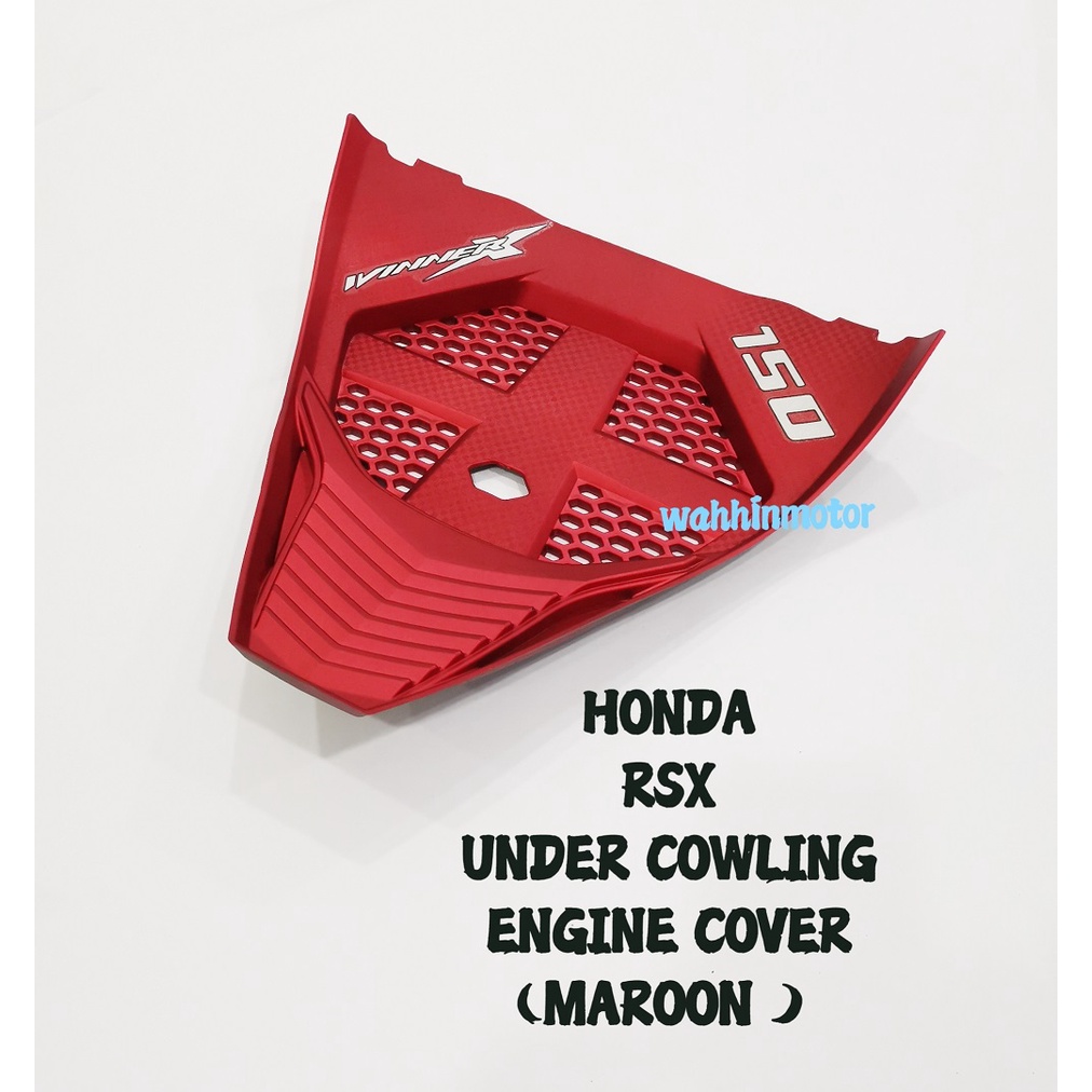 ENGINE COVER CARBON ENGINE GUARD COVER COOLANT NET RADIATOR PROTECTOR ...