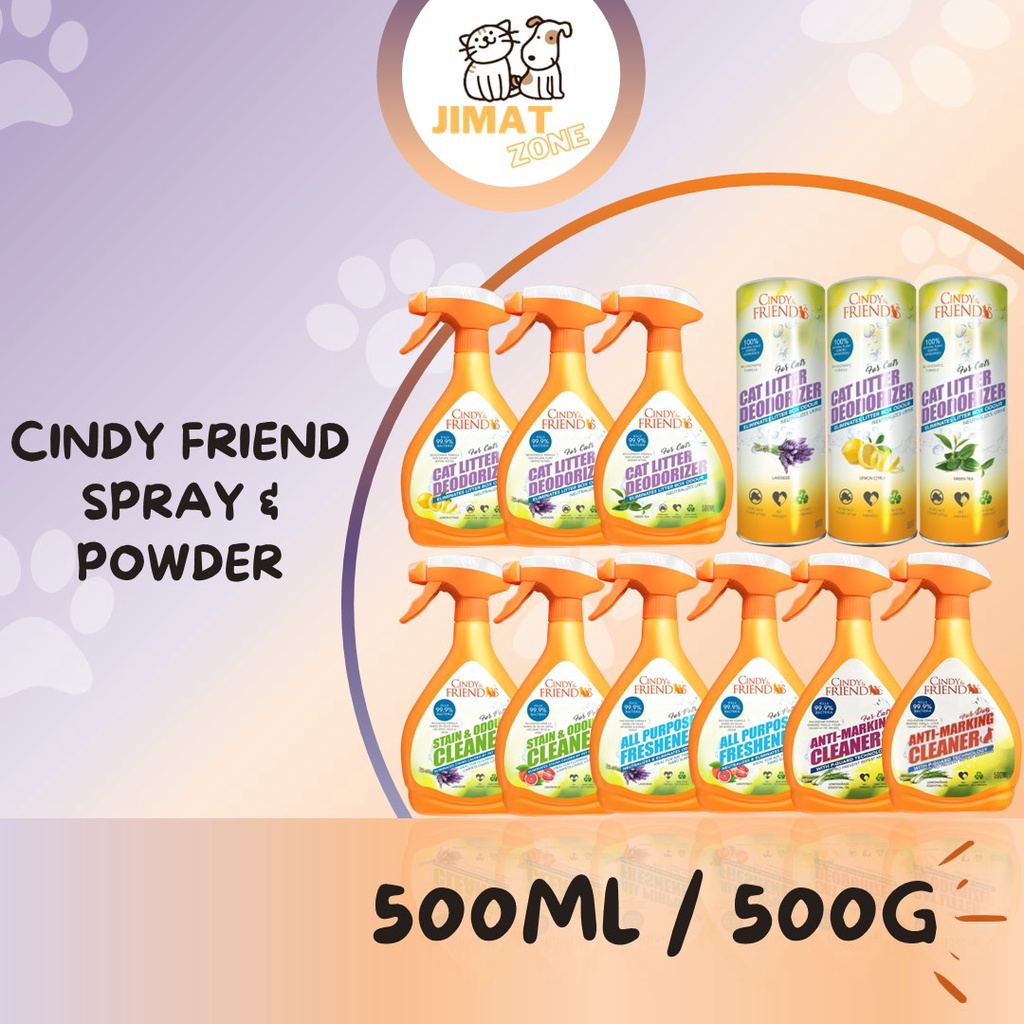 Cindy & Friend Anti-Marking Cleaner / Cat Litter Deodorizer Powder ...