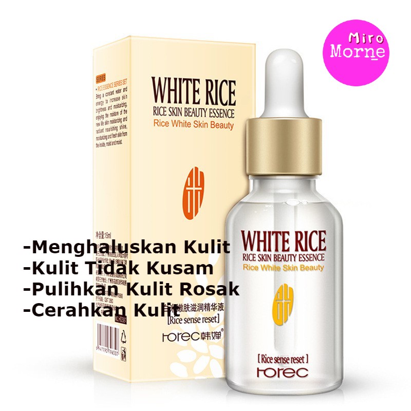 100 Original Rorec White Rice Essence Serum Whitening Protein Serum