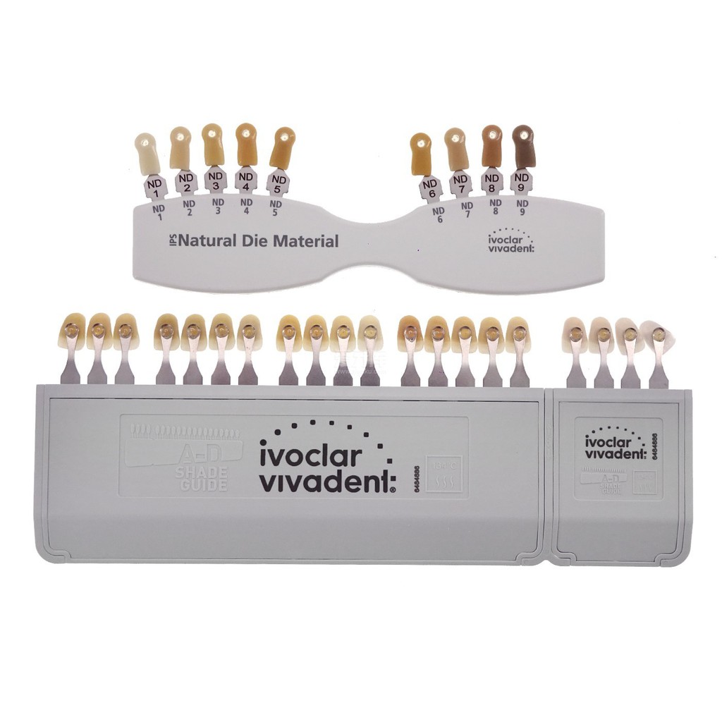 ivoclar vivadent Shade Guide A-D & IPS Natural Die Material | Shopee ...