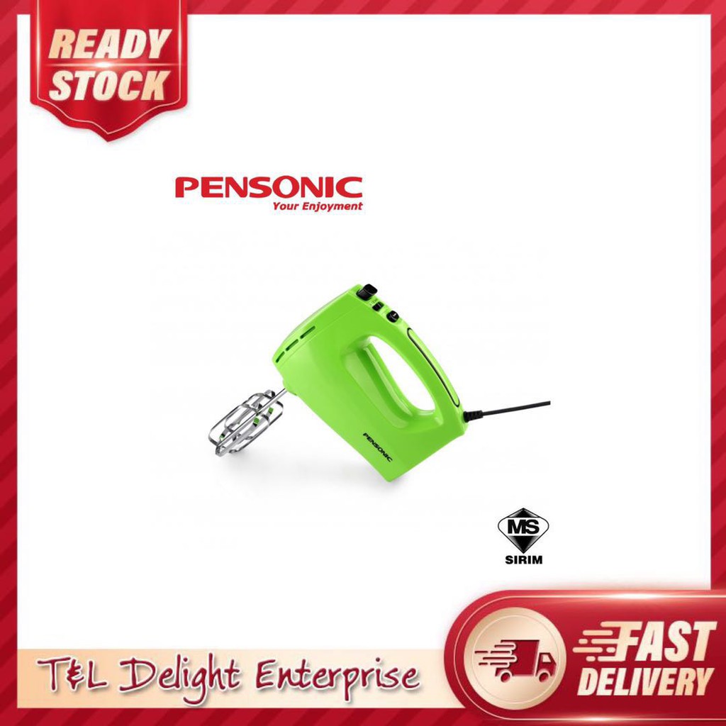 (NEW)READY STOCK!!! Pensonic PM116 5 Speed Hand Mixer (Green,Blue ...