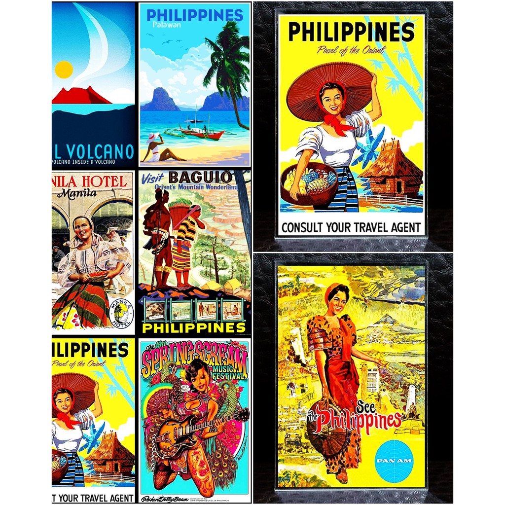 Fridge Magnet Philippines Manila Acrylic Souvenir 2x3" | Shopee Malaysia