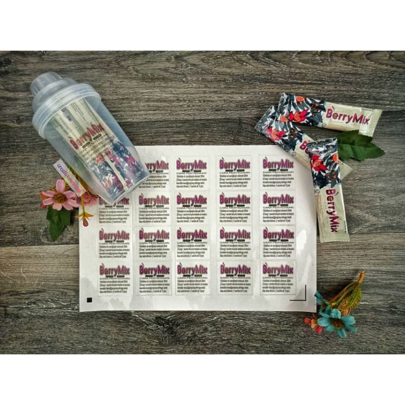 Sticker Berrymix filled with (Ready stock) | Shopee Malaysia