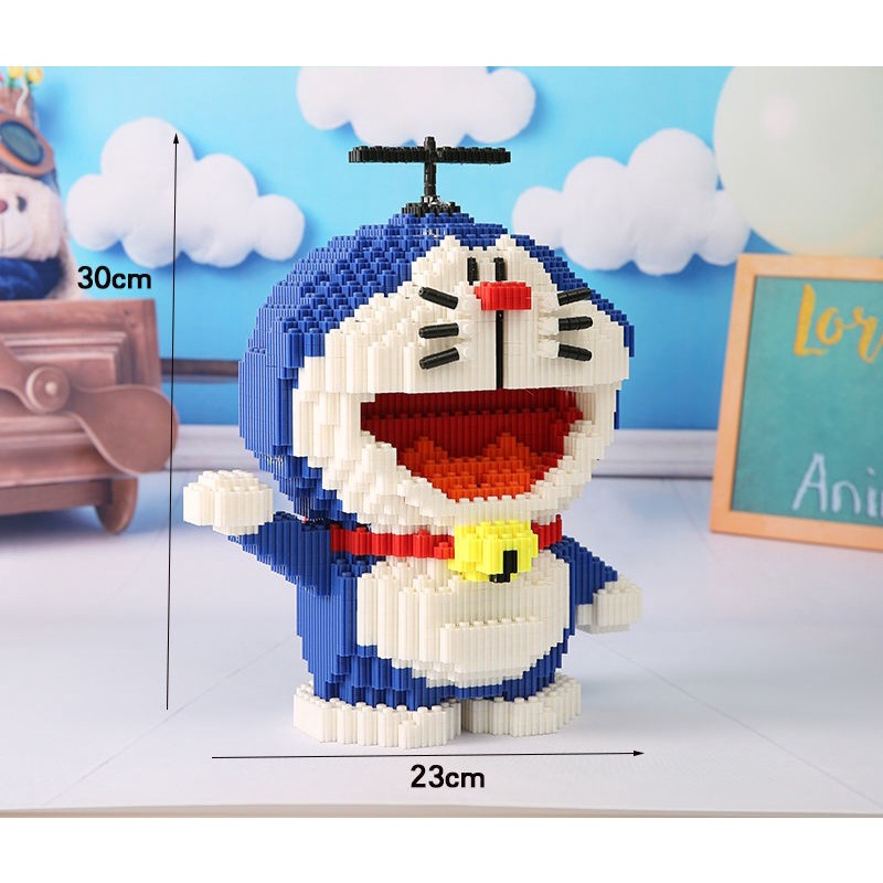 Magic Blocks Doraemon Doll Cartoon Anime DIY Toys | Shopee Malaysia