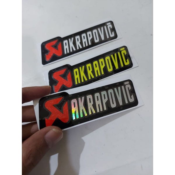 AKRAPOVIC CUTTING STICKER | Shopee Malaysia