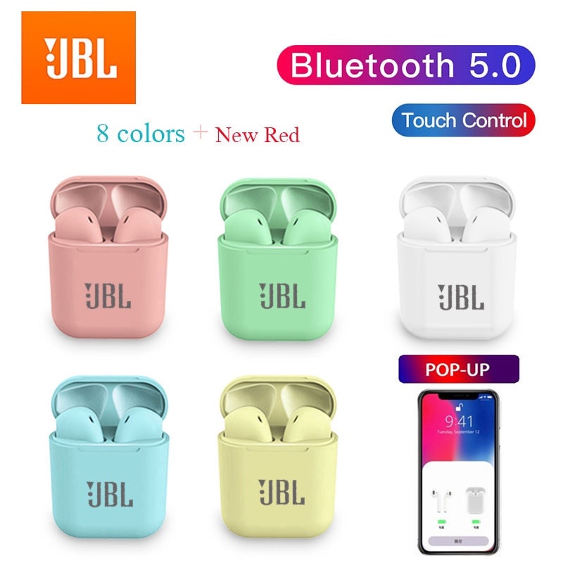 JBL Wireless Bluetooth Earphones Stereo Earbuds Noise Reduction Bass ...