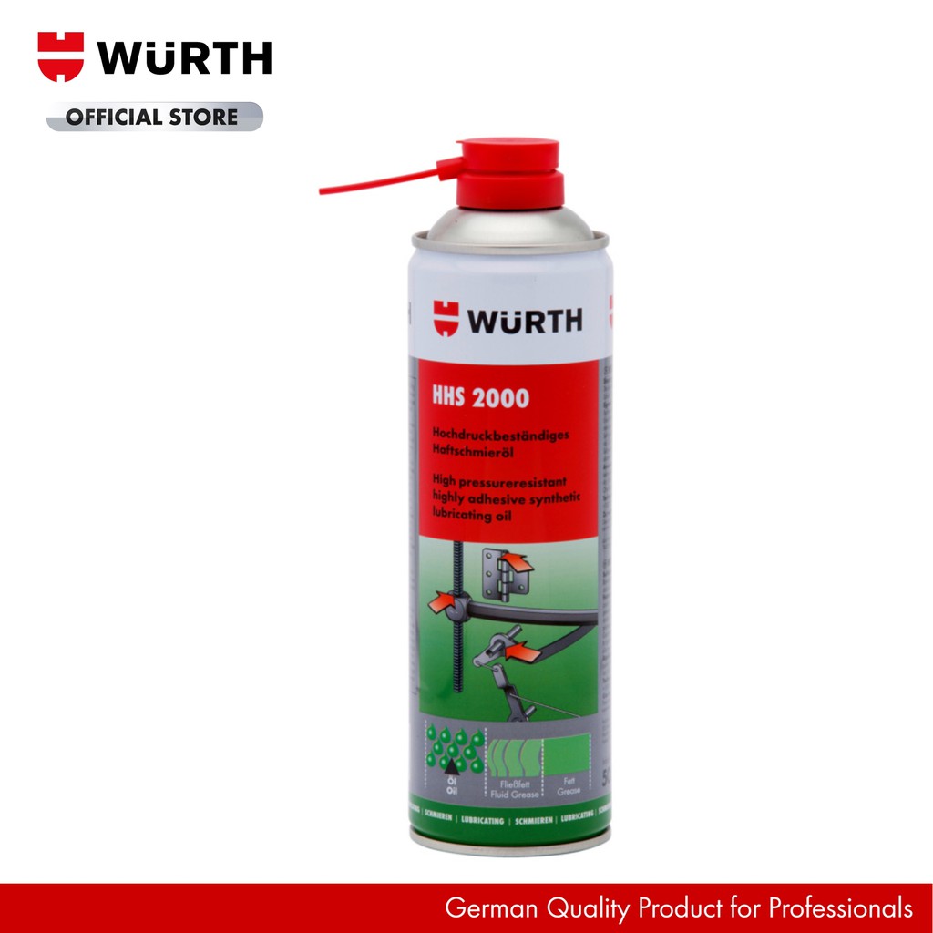 Wurth High Pressure Grease Lubricant Hhs2000 (500 ml) | Shopee Malaysia