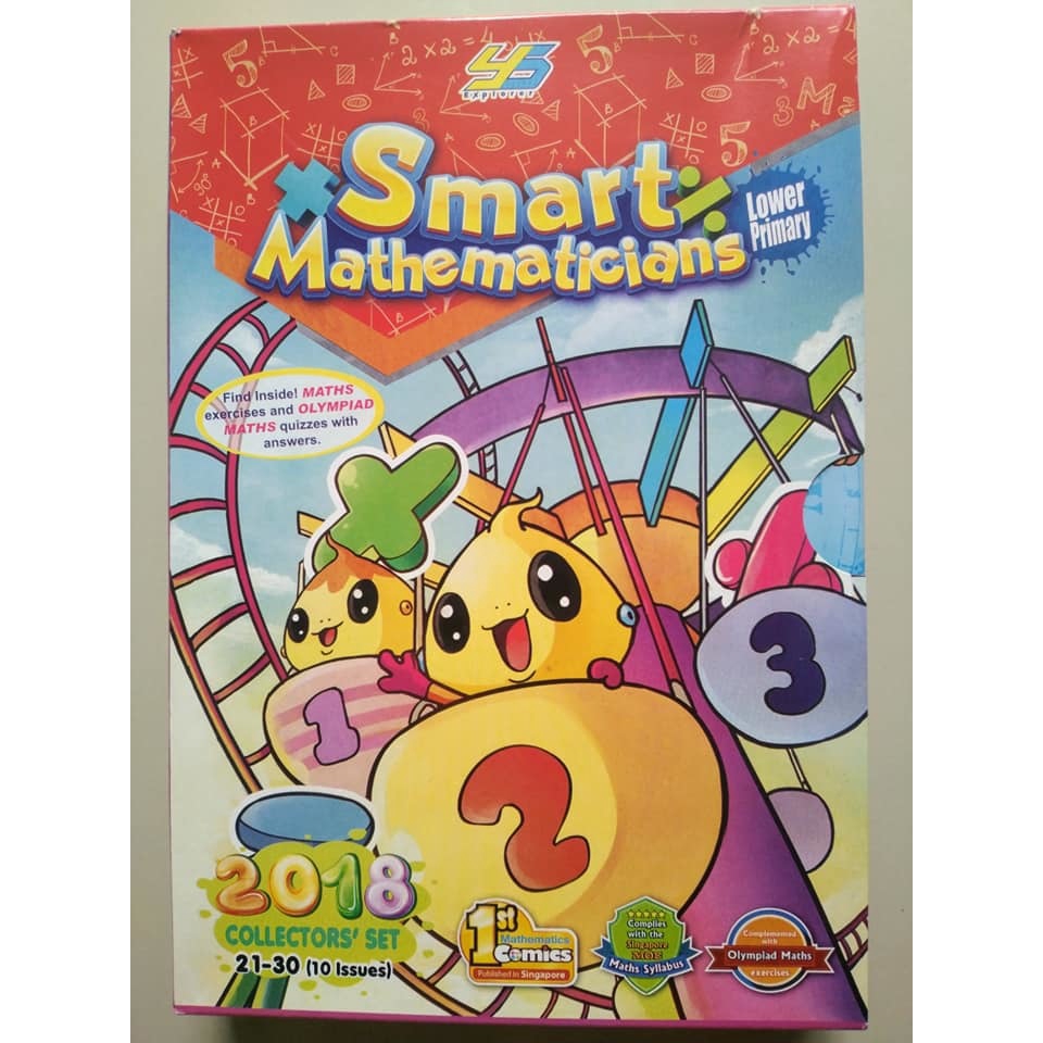 Singapore smart mathematicians lower primary box set 10 books | Shopee ...