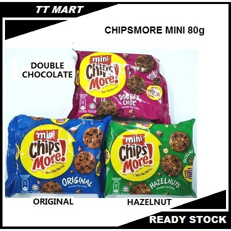 CHIPSMORE MINI 80g (HAZELNUT / ORIGINAL / DOUBLE CHOCOLATE) | Shopee ...