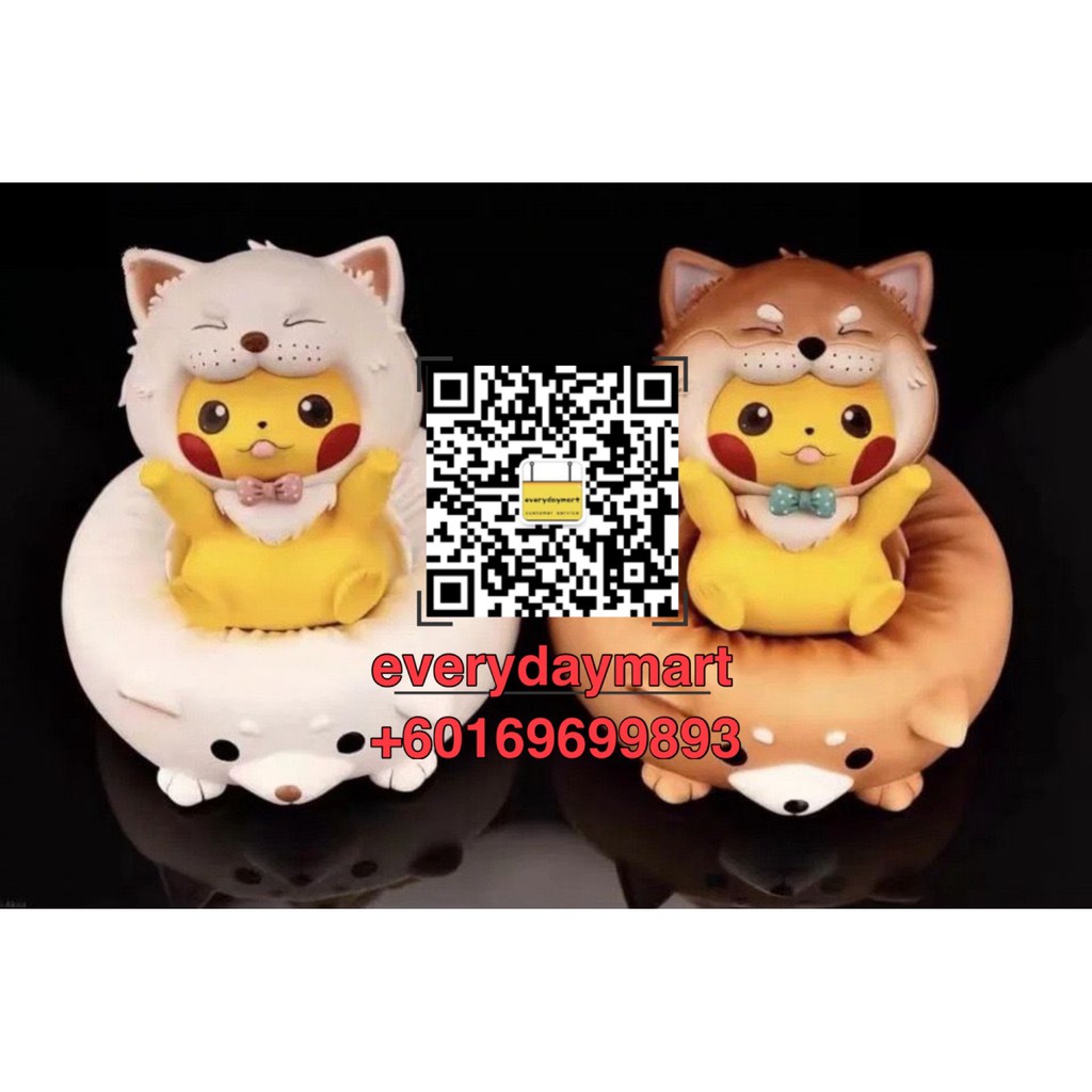 💥PIKACHU COSPLAY SHIBA INU Q VERSION💥ACTION FIGURE TOYS STATUES🔥皮卡丘 ...