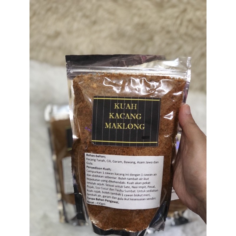 [READY STOCK] Instant Kuah Kacang / Pecal - Produk Muslim - HomeMade ...