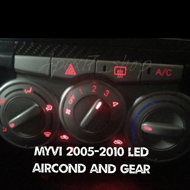 Myvi 2005-2010 LED Aircond and Gear Panel | Shopee Malaysia