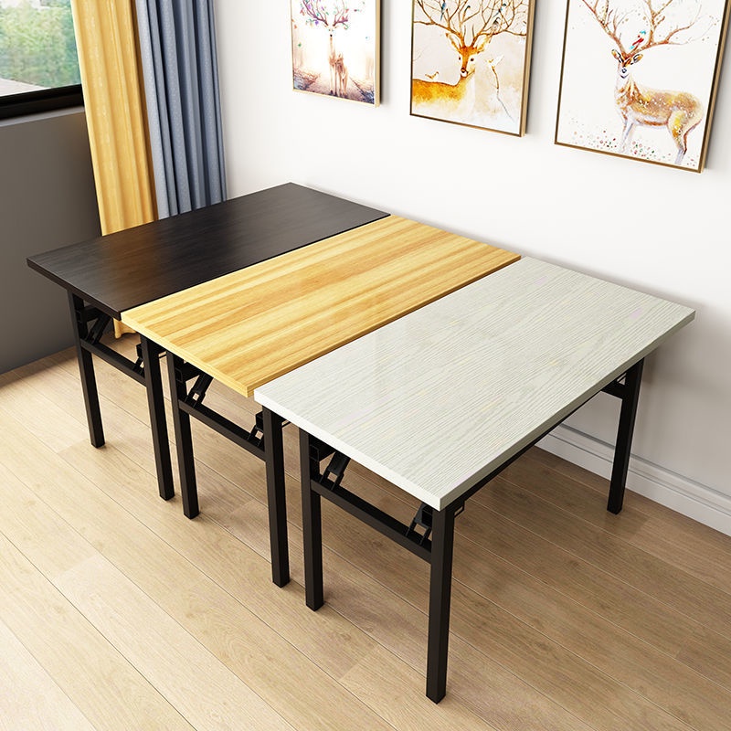 ☃Home folding table simple dining table computer table learning desk ...