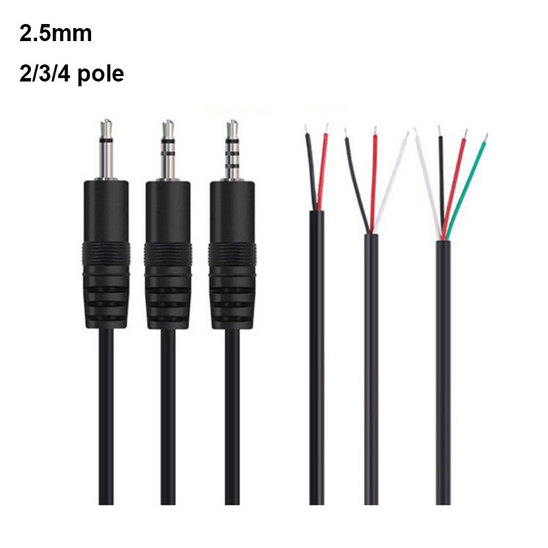 1M 30cm 3.5mm 3Pin 4pin Stereo AUX Male Female Wire Connector Audio ...
