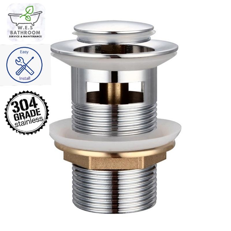 Stainless Steel Pop Up Waste | Shopee Malaysia