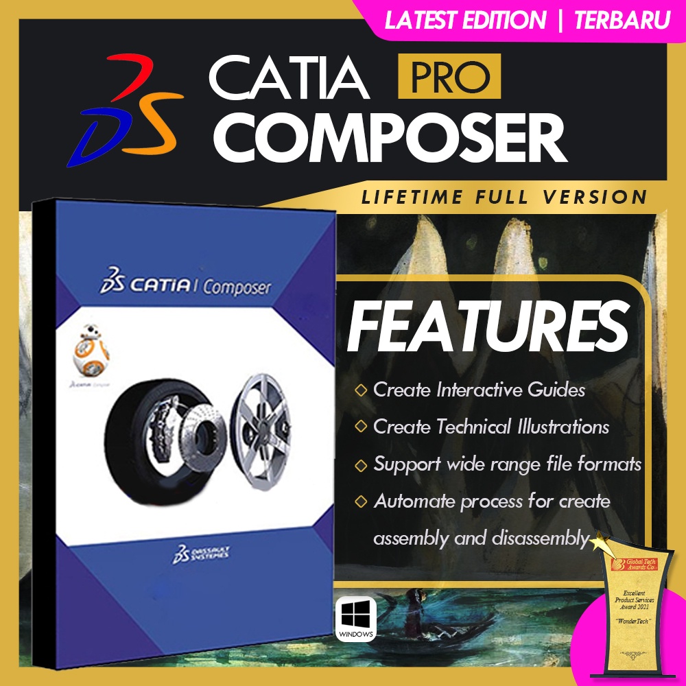 DS CATIA Composer V5R30 for Windows 🔥 Lifetime | Full Version | Updated Jan 2022 | Shopee Malaysia