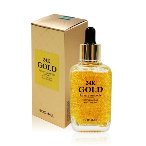 SOO&MEE 24K Gold Luxury Serum Face Ampoule 90ml | Shopee Malaysia