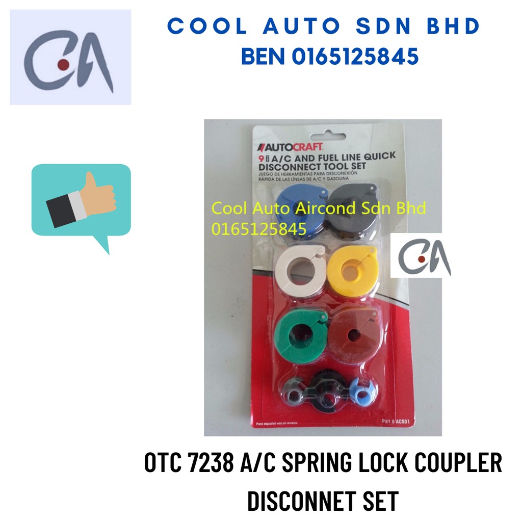 🔥READY STOCK 🔥OTC 7238 A/C SPRING LOCK COUPLER DISCONNET SET | Shopee ...