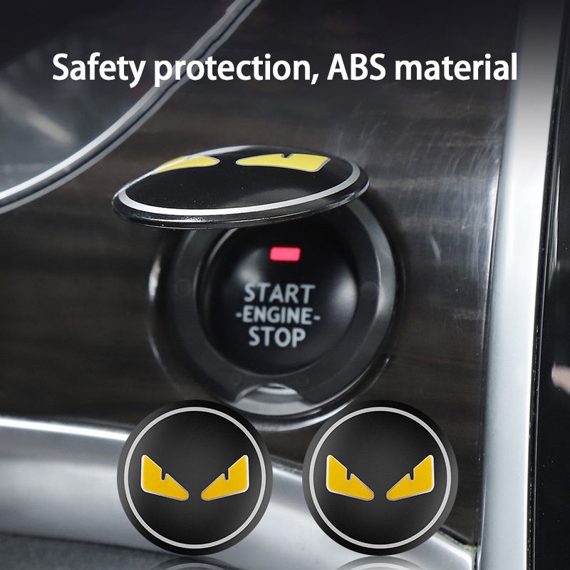 [Ready Stock] Little monster Car Interior Engine Ignition Start Stop ...