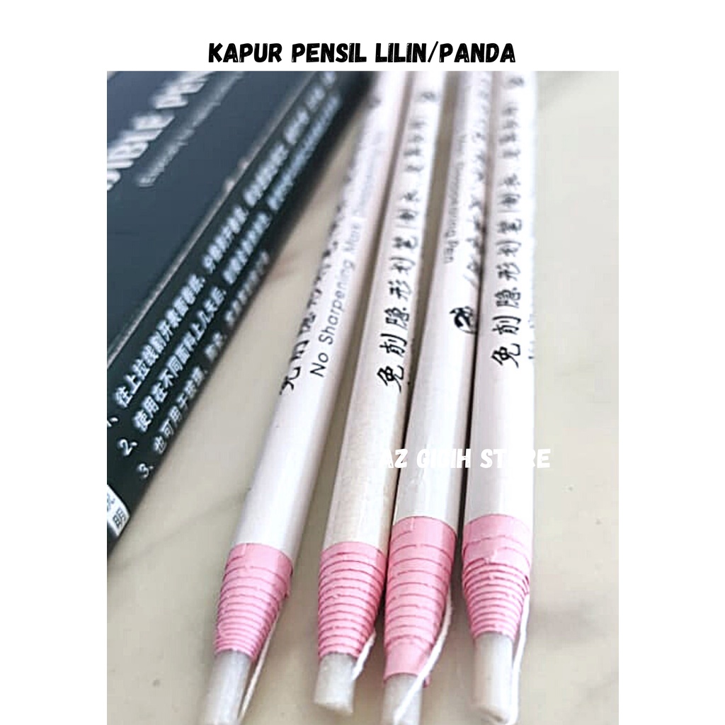 Kapur Pensil Lilin/ Kapur Pensil Panda Lilin /Peel Off Pencil | Shopee ...