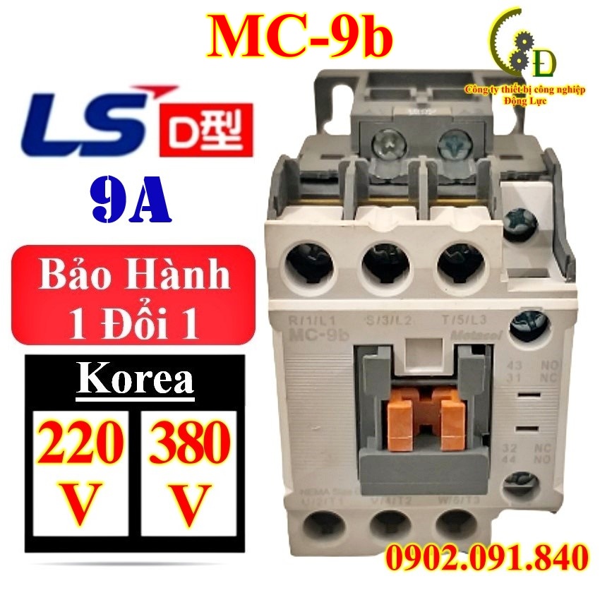 Starter from 3 phase 9A LS 220V/AC 380V/AC, contactor 3P coil 220V 380V ...