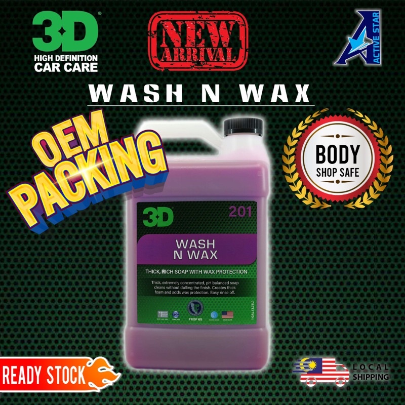 3D Wash & Wax (Repack) | Shopee Malaysia