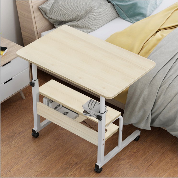 EZYD Adjustable and Moveable Height Lifting Laptop Table Computer Side ...
