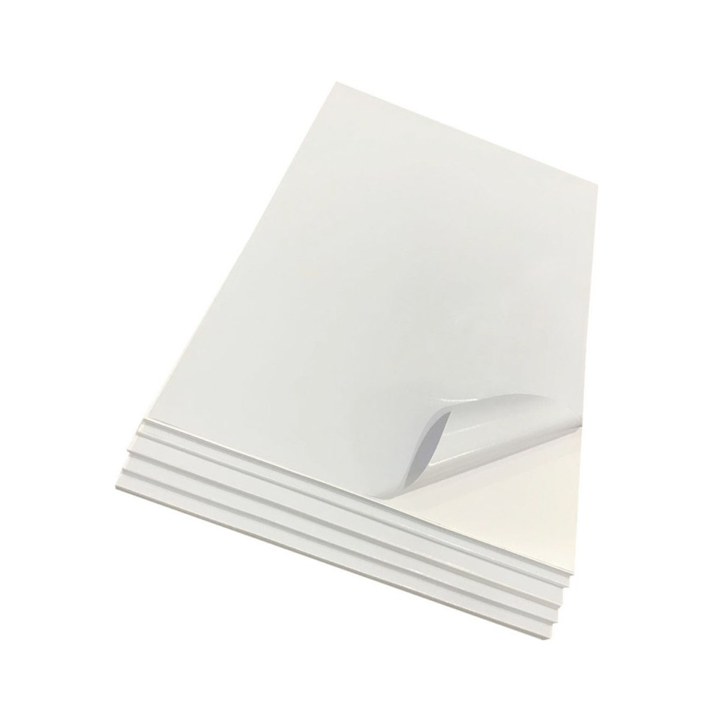 PUTIH White Vinyl Stickers 20 Sheets A4 120 GSM Stickers / Waterproof ...