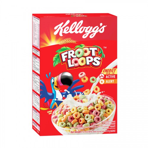Froot Loops rainbow breakfast cereal 285g box | Shopee Malaysia
