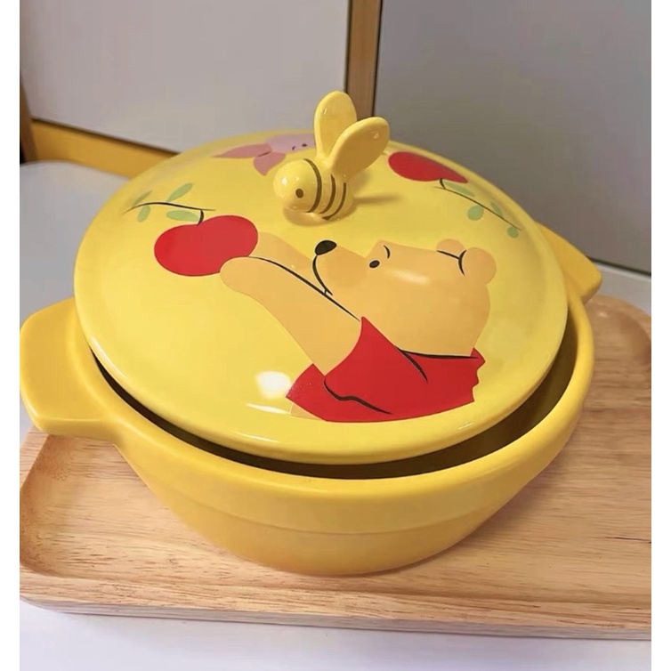 Japan Disney Store Winnie the Pooh Bee Ceramic Cookware Kitchen Clay ...