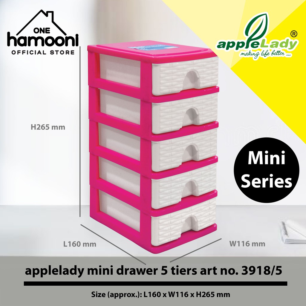 [PROMO]Applelady 4-tiers 5-tiers mini drawer storage/stationery ...