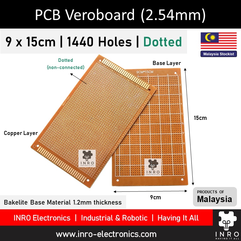 DOT PCB, Veroboard, Printed Circuit Board, Project Board, Prototyping ...