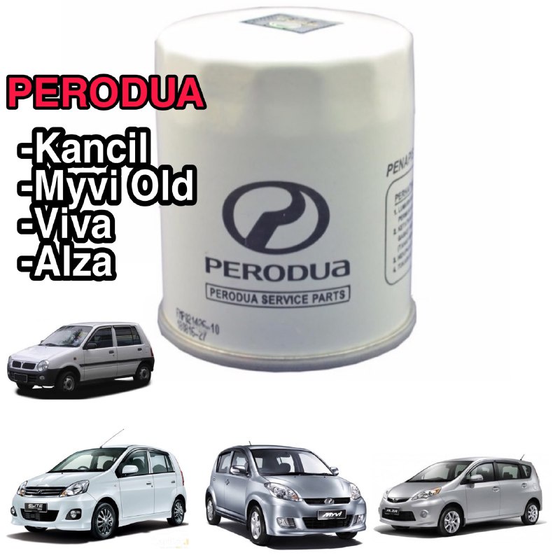 100% TRUSTED OIL FILTER PERODUA KANCIL MYVI OLD MYVI LAGI BEST VIVA ...