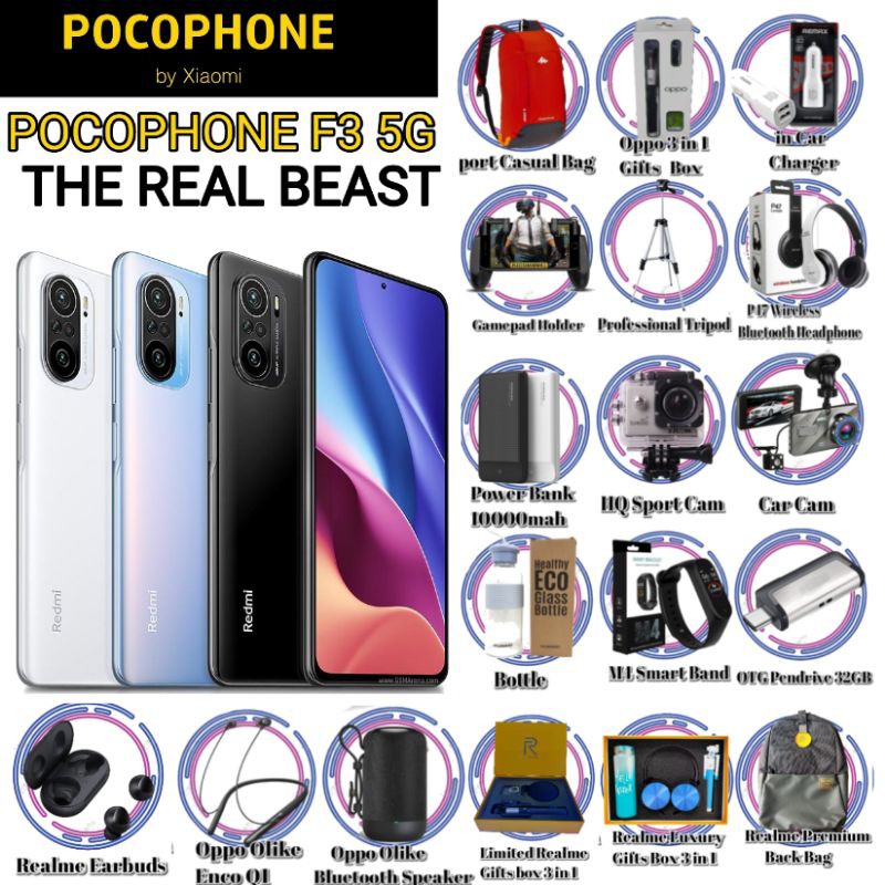 POCOPHONE F3 5G[8GB+256GB]&[6GB+128GB] Guarantee 100% Original From ...