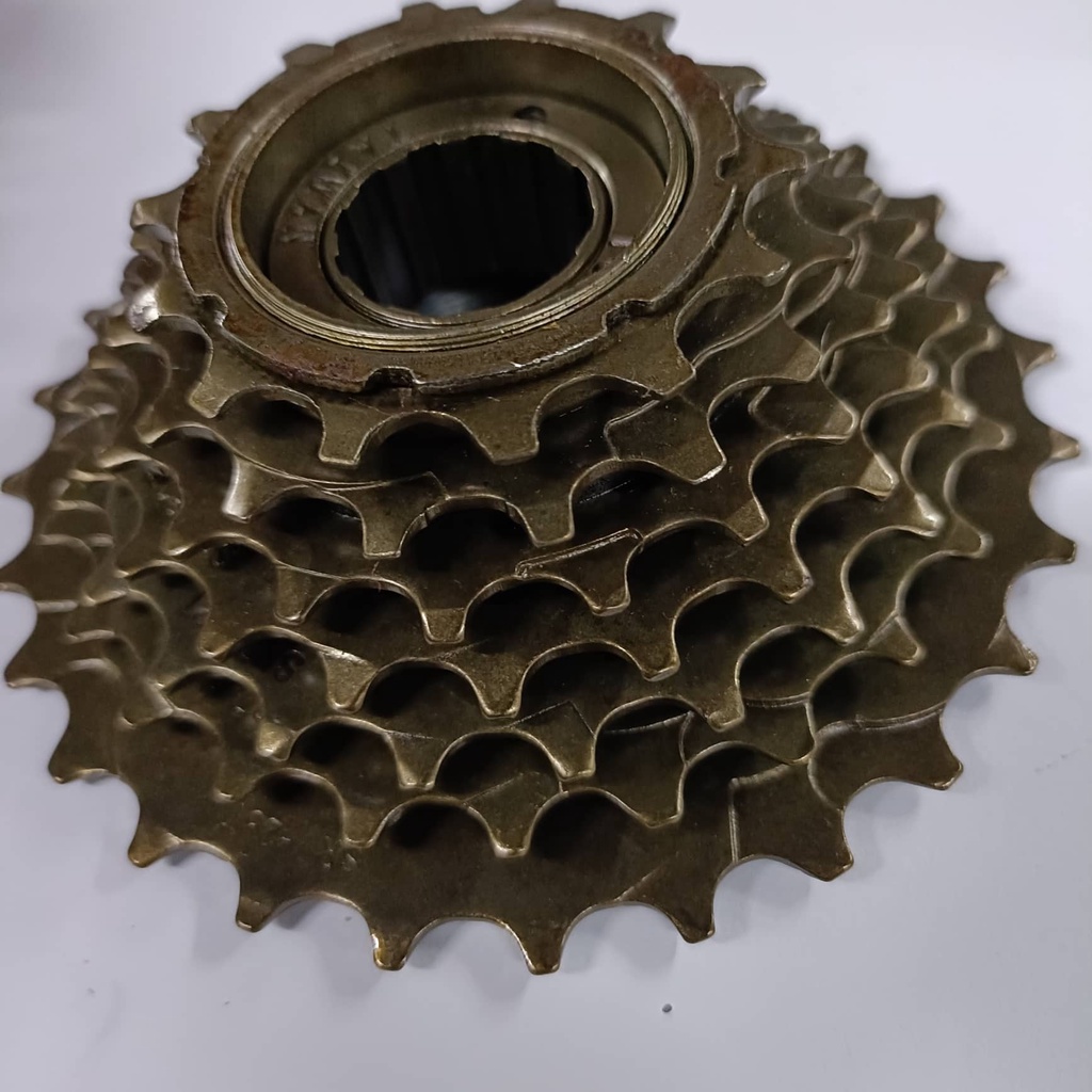 bike sprocket 7 speed thread type brown | Shopee Malaysia