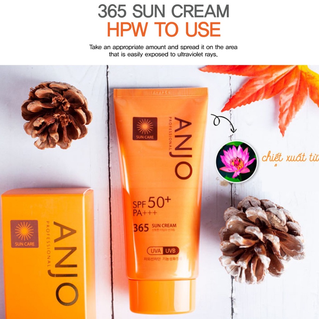 ANJO Professional 365 Sun Cream SPF50+ PA+++ 70g | Shopee Malaysia