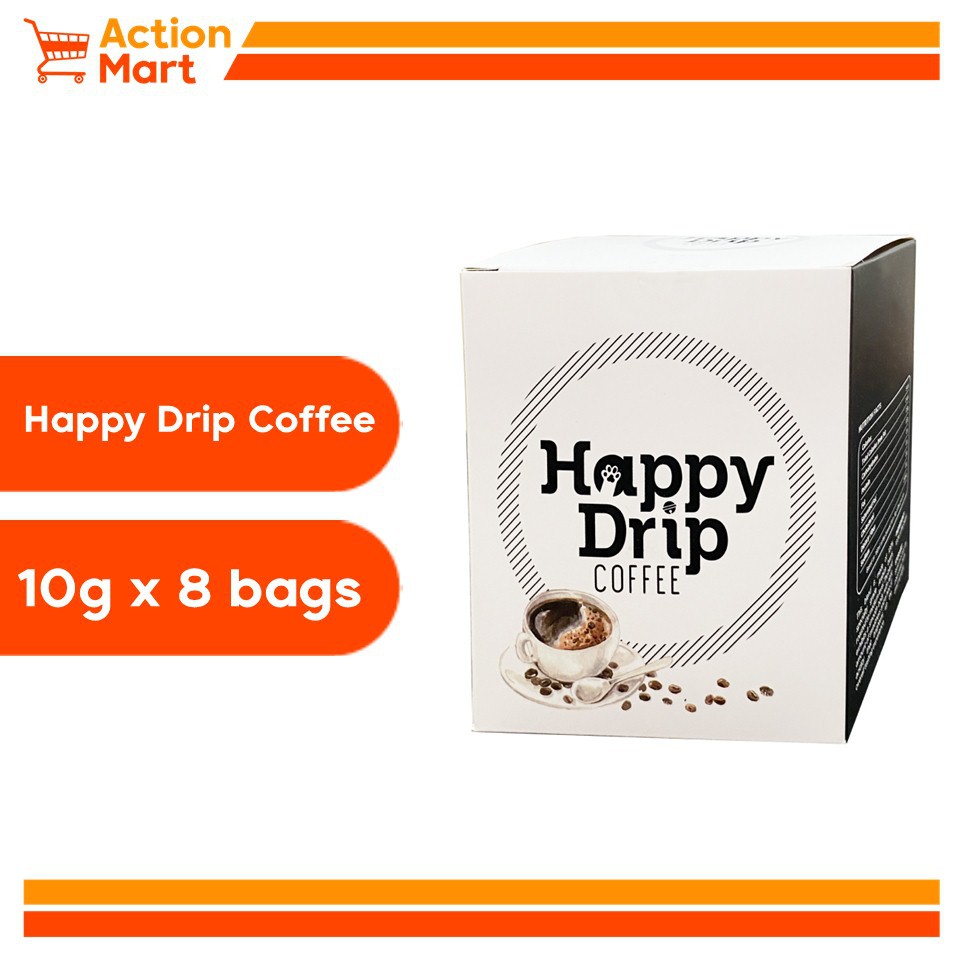 (Ready Stock) Happy Drip Coffee 100% coffee beans (10g x 8 bags) | Shopee Malaysia