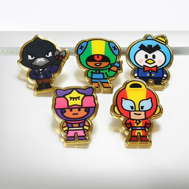 BRAWL STARS COLLECTION Brawlers figure Pin (Leon) LINE FRIENDS ...