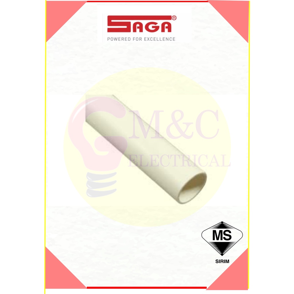 (4.9 ft) 20mm(3/4) /25mm (1") SAGA Heavy Duty PVC Hi-Impact Conduit ...