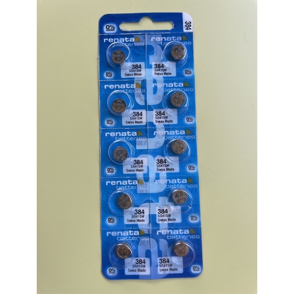 Renata 384 SR41SW 1.55v Button Battery SR 41 SW 41SW SR41 2B ( Price is ...