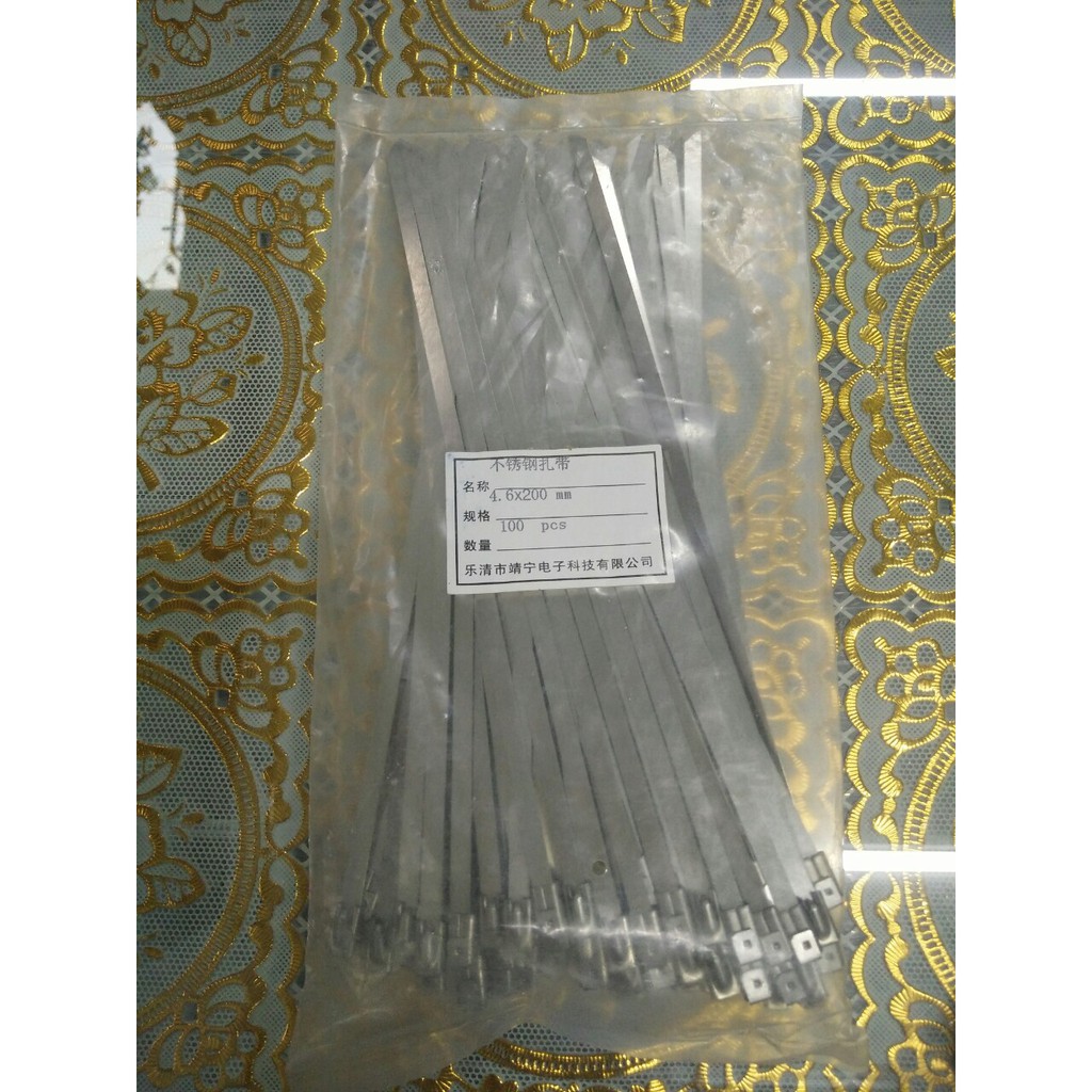 Stainless steel drawstring 4.6x200 (100 fibers) | Shopee Malaysia