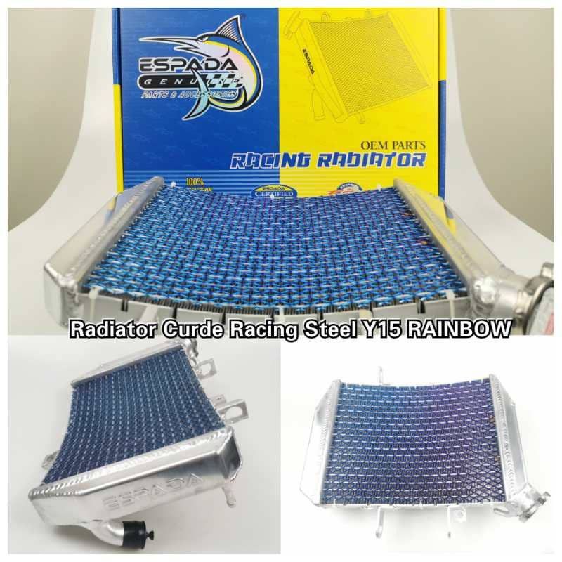 ESPADA RADIATOR CURDE RACING STEEL (LC135/Y15ZR) | Shopee Malaysia