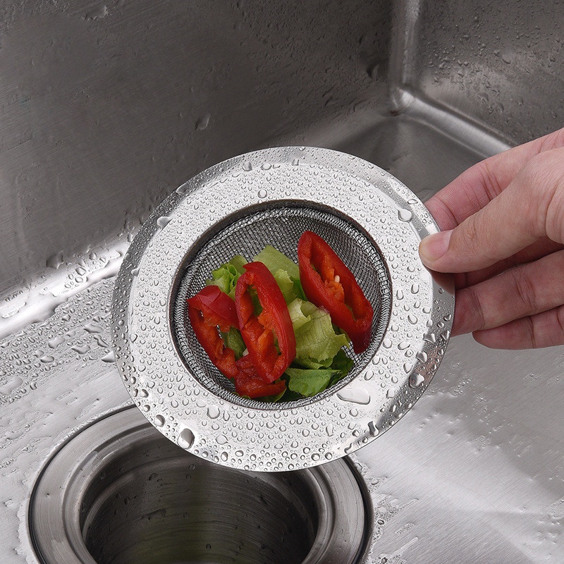 Kitchen Stainless Steel Sink Anti-blocking Filter Screen Vegetable ...