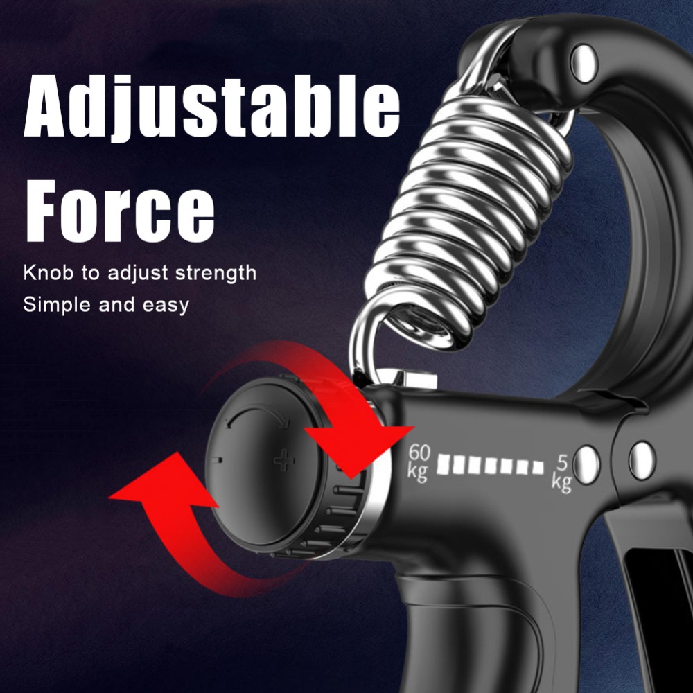 Adjustable Resistance Hand Grip Gripper Wrist Arm Finger Forearm ...