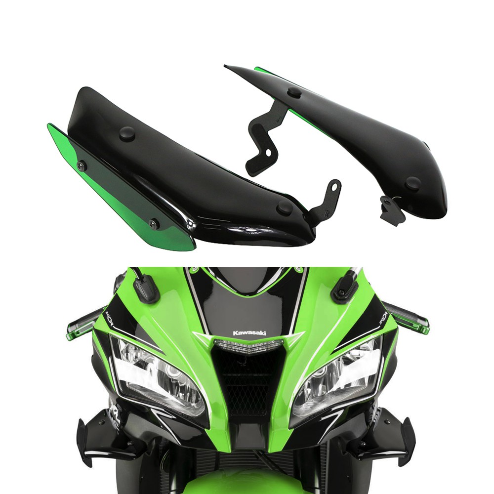 For KAWASAKI ZX10R Motorcycle Fairing Parts Fixed Dynamic Aero Wing Kit ...