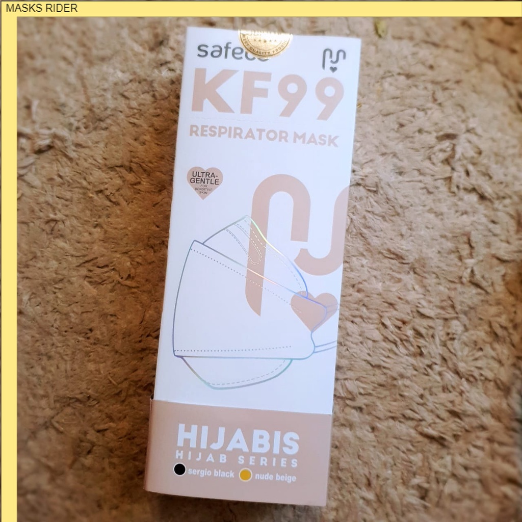 [ AUTHENTIC ] SAFECO KF99 Hijabis Series Respirator Mask Sergio Black ...